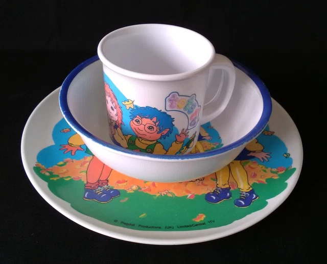 TOTS TV CHILDREN’S Melamine Cup, Bowl & Plate Set | ITV | Ragdoll ...