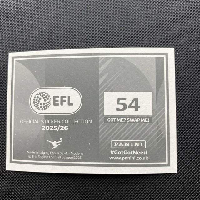 PANINI EFL STICKERS 2025/26 - Bristol City Kits - No.54 £1.99 - PicClick UK