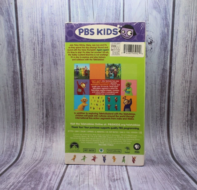 RARE TELETUBBIES AGAIN Again! VHS Tape 2004 PBS Kids NEW SEALED Late ...