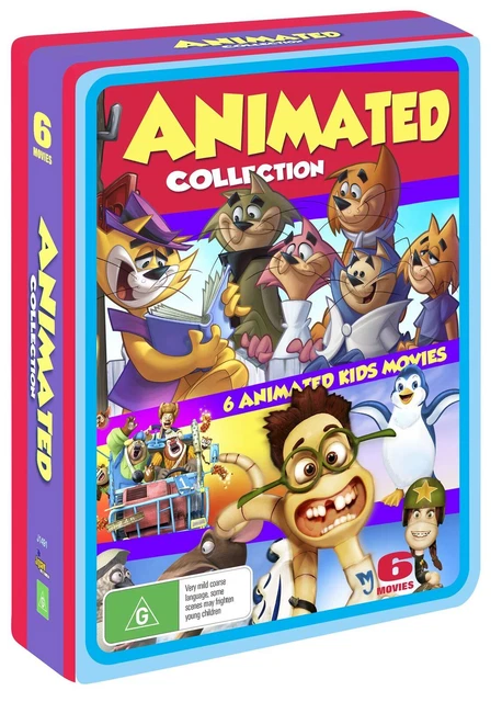 ANIMATED COLLECTION DVD 6-ANIMATED KIDS MOVIES GIFT BOX SET BRAND NEW ...