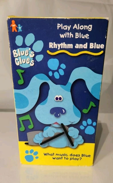 BLUES CLUES PLAY Along With Blue Rhythm And Blue VHS Tape Used Cartoon ...