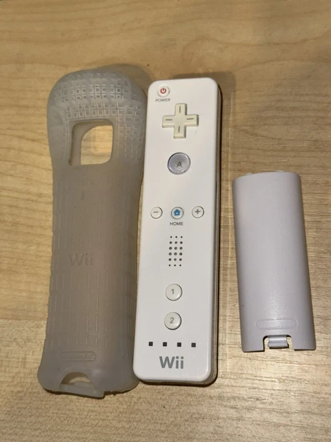 OFFICIAL GENUINE NINTENDO Wii Remote Controller White And Jacket £12.00 ...