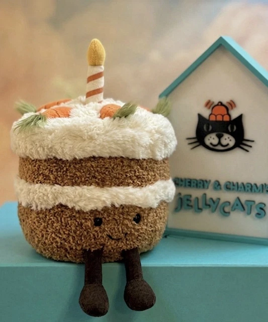 GENUINE JELLYCAT AMUSEABLES Carrot Cake - BNWT - dust bag £45.41 ...