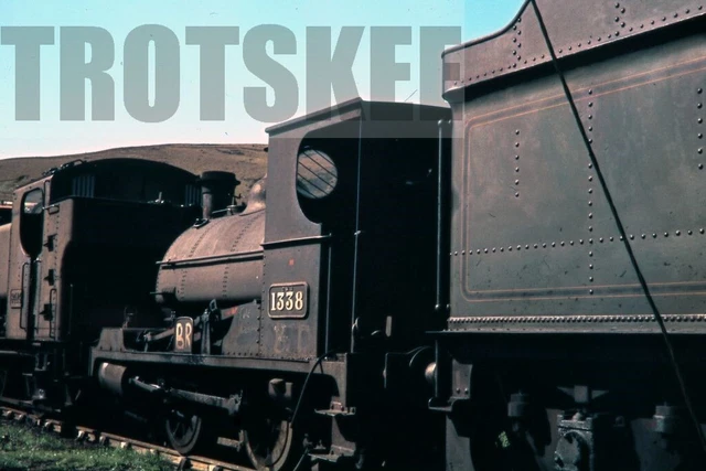 35MM SLIDE BR British Railway Steam Loco 1338 Class 1854 Swansea East ...