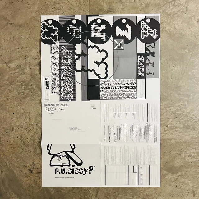 EMIGRE MAGAZINE FONT Typeface Poster Brochure Narly Zuzana Licko Ed ...