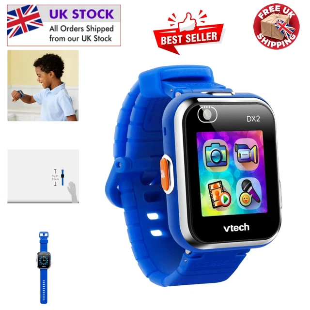 KIDIZOOM SMART WATCH DX2 - Blue Kids Watch with Games & Camera for Ages ...
