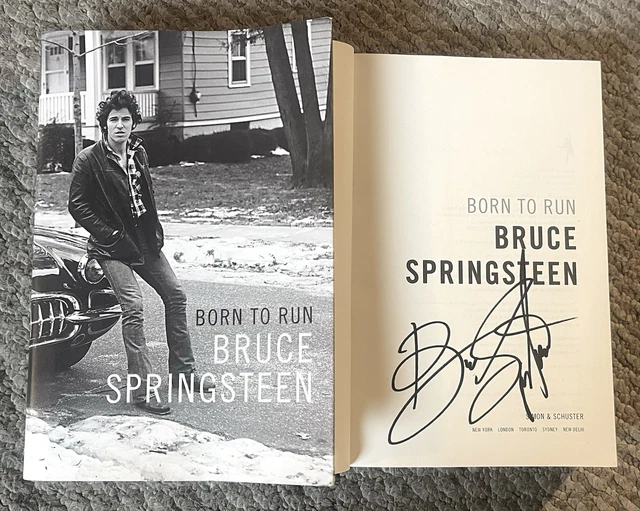 Bruce Springsteen Born To Run Book À VENDRE! - PicClick FR