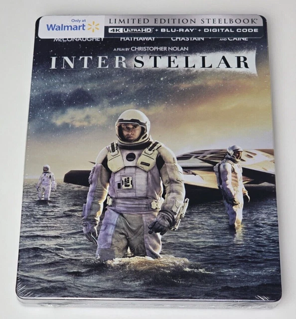 INTERSTELLAR 4K BLU Ray Steelbook - WallMart USA Exclusive - Brand New ...