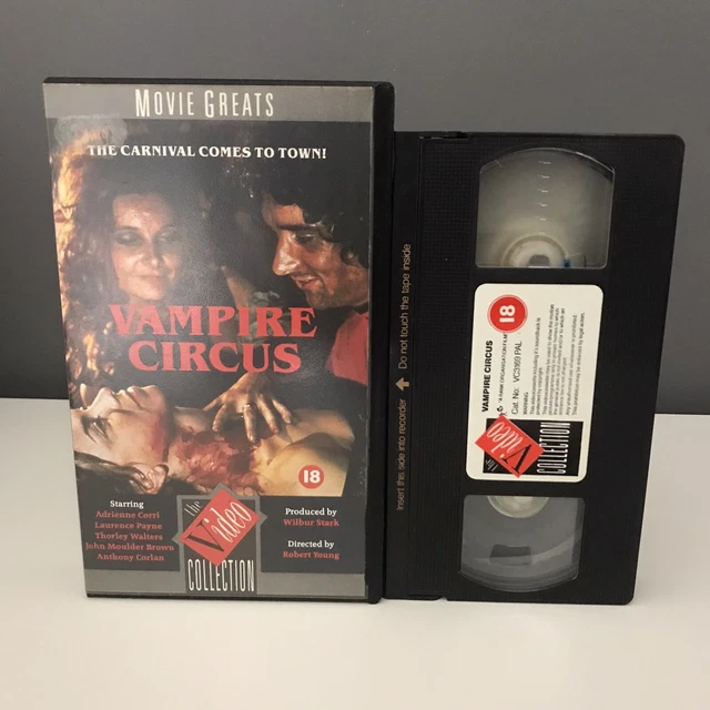 VAMPIRE CIRCUS - Vhs Video - Movie Greats / 1987 Video Collection ...