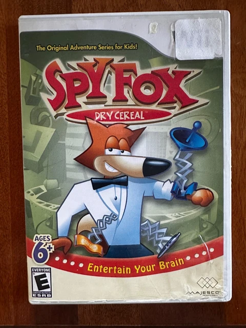 SPY FOX DRY Cereal Nintendo Wii Video Game 2008 Kids Mystery Tested w ...