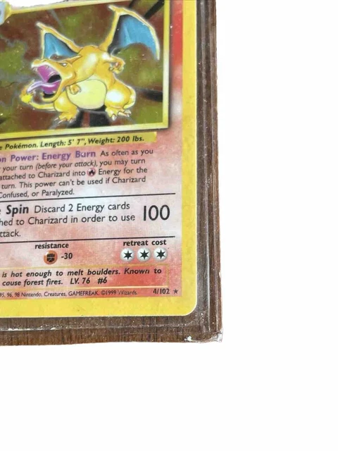 POKÉMON TCG CHARIZARD Base Set 4/102 Holo Unlimited Holo Rare LP $264.99 - PicClick CA