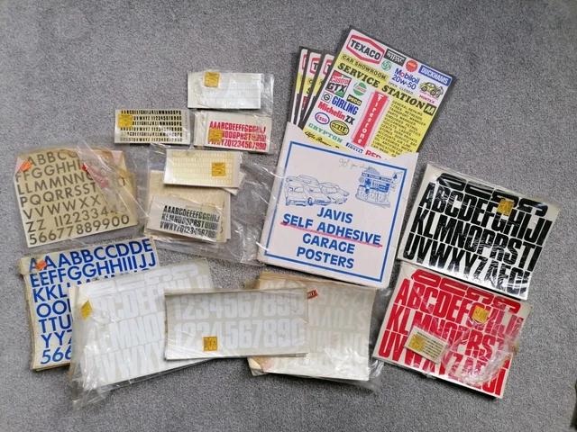 ORIGINAL 1970S MODEL Railway Decals, Lettering And Stickers (Unsed) £1. ...