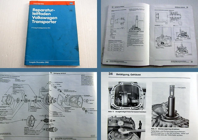 Werkstatthandbuch Sf1098S _ Reparaturanleitungen vom Volkswagen VAG Service als PDF-Date – SQLE