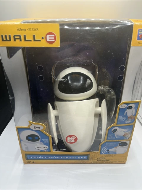 DISNEY PIXAR THINKWAY Toys WALL-E Interaction Talking Robot EVE Used ...
