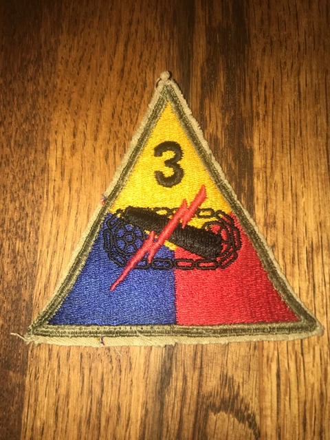 ORIGINAL WW2 US Army 3rd Armoured Division SSI badge EUR 17,17 ...