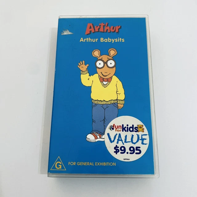 ABC KIDS VHS Arthur Babysits (VHS, 1996) Childrens Animated TV Show ...