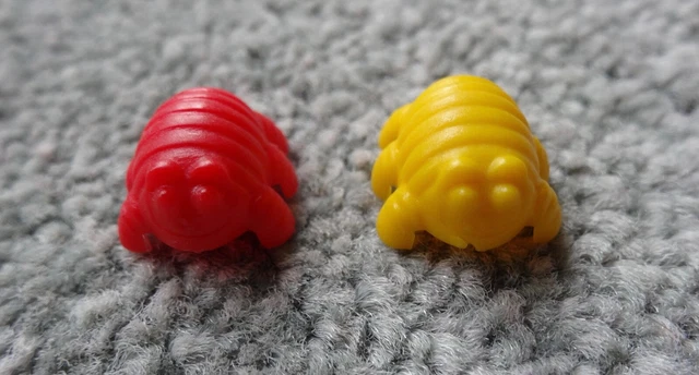 SPARE REPLACEMENT RED and Yellow Bugs for Vintage Bed Bug Game £1.89 ...
