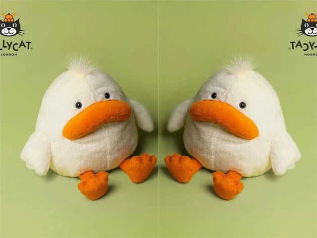 JELLYCAT AMUSEABLES GRUMPY Delia Duck Toy, 23cm Stuffed Animal - BNWT ...