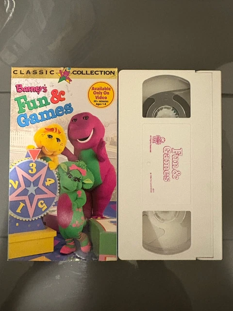 BARNEY - BARNEYS Fun and Games (VHS, 1996) $13.87 - PicClick CA