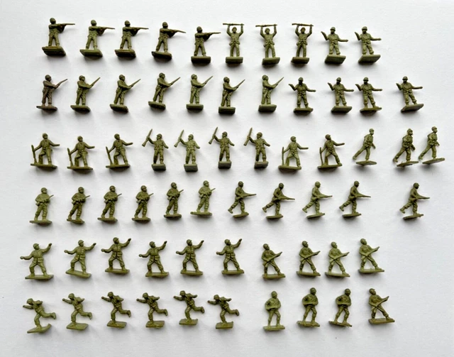 VINTAGE AIRFIX MODEL Soldiers HO/OO 1/72 Scale WW2 US Marines - 95 ...