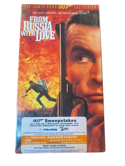 FROM RUSSIA WITH Love 007 James Bond VHS Tape Movie (Sealed 1995) $4.25 ...