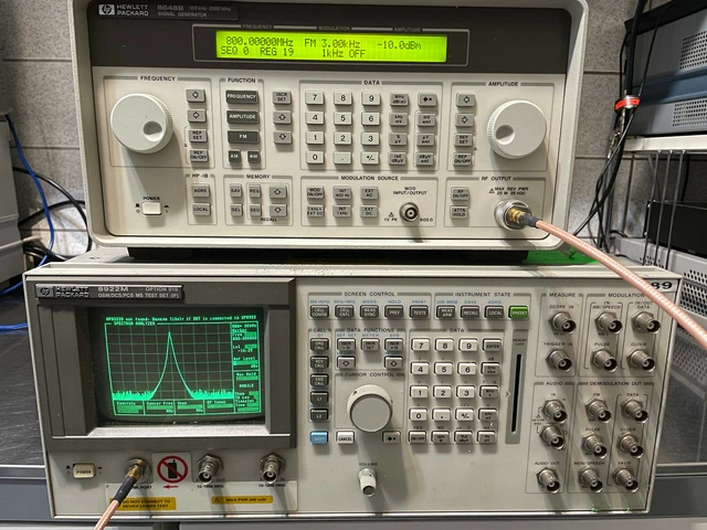 HP AGILENT 8922M Spectrum Analyzer Test Set 10-1000MHz EUR 300,00 ...
