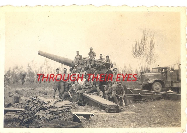 DVD SCANS Ww2 British Soldiers Photo Album Super Heavy Artillery Italy ...
