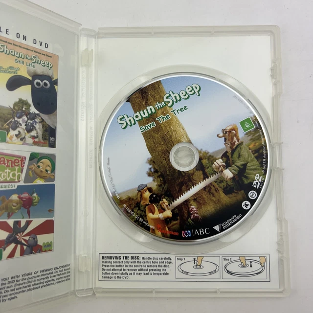 SHAUN THE SHEEP Save the Tree DVD 2007 Region 4 PAL Kids Animation £5. ...