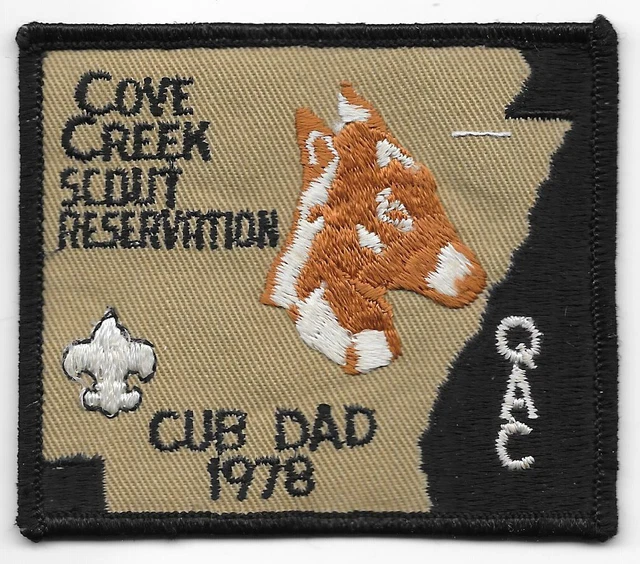 1978 CAMP COVE Creek Quapaw Area Council Réserve Boy Scouts of America ...
