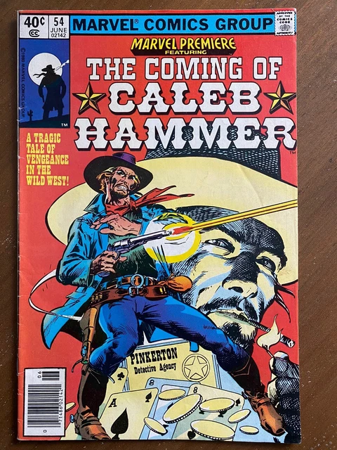 MARVEL PREMIERE 54 Caleb Hammer âge du bronze bande dessinée western ...