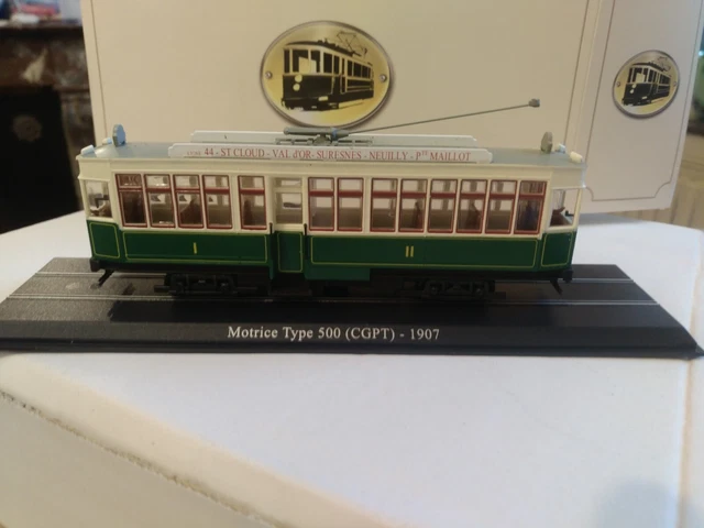1/87 TRAM TRAMWAY Motrice Type 500 ( CGPT ) 1907 miniature collection ...