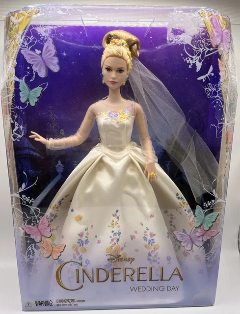 Disney Cinderella Live Action Film Wedding Day Doll 2014 New In Box 44