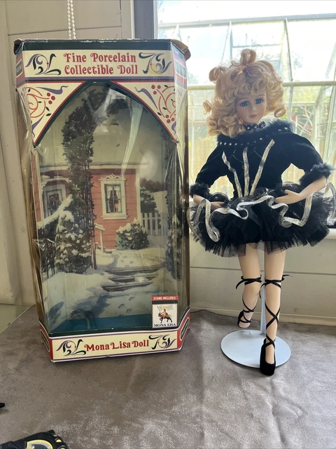 MONA LISA COLLECTIBLE Edition Porcelain Doll BALLERINA £10.00 - PicClick UK