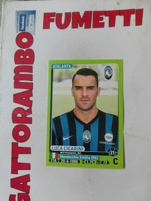 FIGURINE CALCIATORI N.17 Cigarini Atalanta con velina - Anno 2014-2015 ...