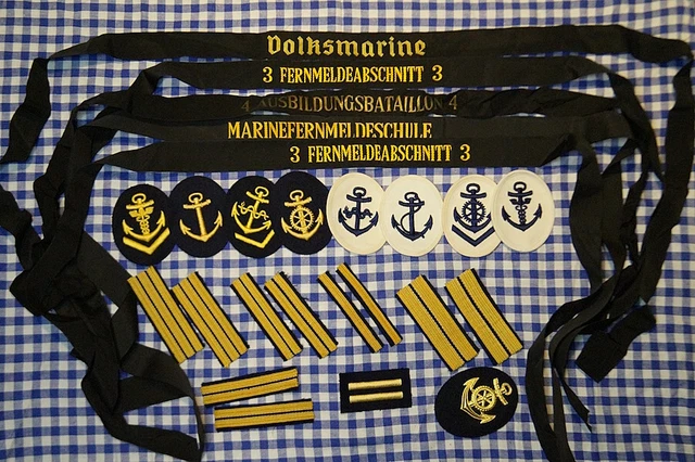 VOLKSMARINE NVA BUNDESMARINE Bundeswehr Marine Kriegsmarine Konvolut ...
