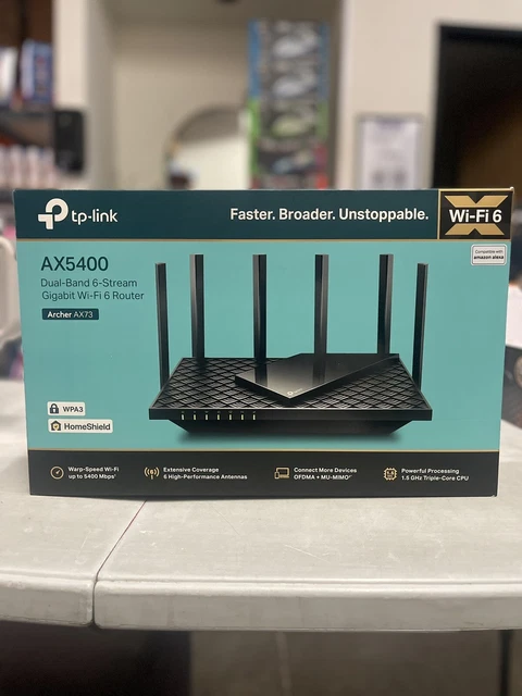 TP-LINK AX5400 WIFI 6 Router Archer AX73 Dual Band Wireless Router New ...