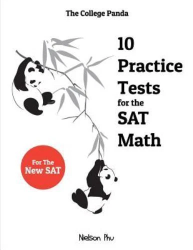 THE COLLEGE PANDA'S 10 Practice Tests for the SAT Math - Paperback ...