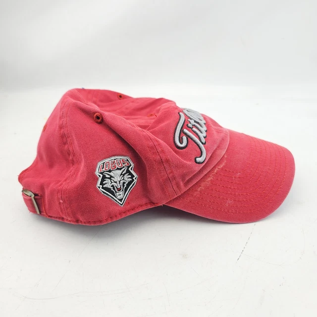 UNM LOBOS TITLEIST Baseball Cap Hat Lid Red Strap Back Sweat Sting £35. ...