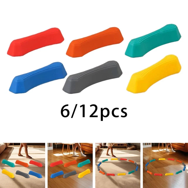 KIDS BALANCE BEAM Stepping Stone Stackable Colorful Sensory Play for ...