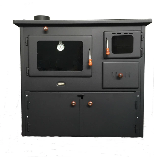 KÜCHENOFEN KAMINOFEN PRITY 2P41 Rauchrohr Links Türen BImSchv2 15,2kw EEK-A EUR 765,00 - PicClick DE