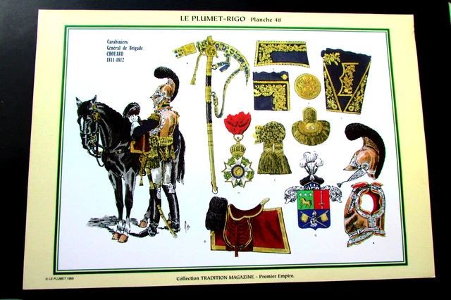 PLANCHE &LE PLUMET-RIGO& -Uniformes des Armées Napoléoniennes EUR 1,00 ...