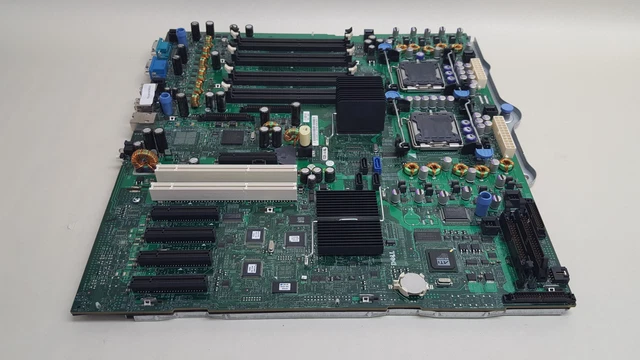 DELL KN122 POWEREDGE 1900 Dual LGA 771 DDR2 Server Motherboard w/ Tray ...