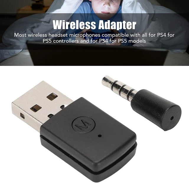 BLUETOOTH TRANSMITTER WIRELESS Receiver für PS5 PS4 USB Adapter Audio ...