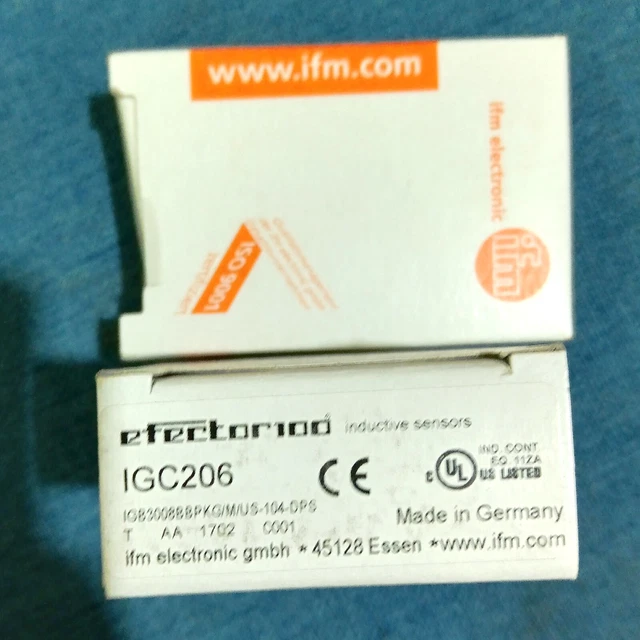 1PS NEU FÜR IFM EFFEKTOR IGC206 INDUKTIVER NÄHESENSOR Kostenloser ...