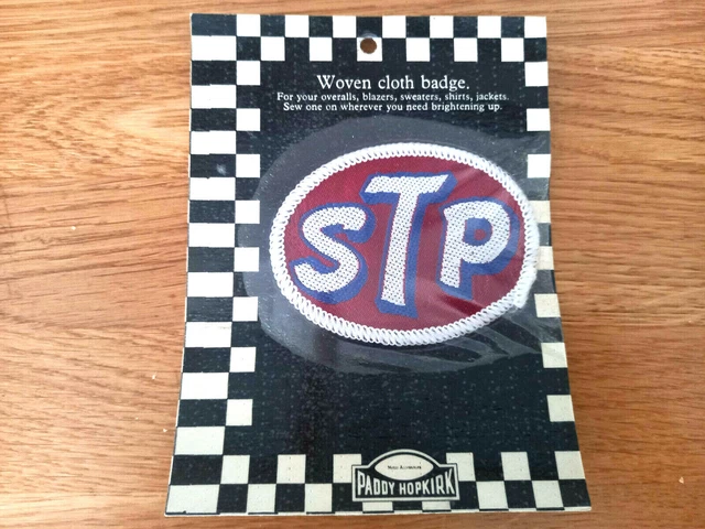 CLASSIC MINI COOPER Genuine Paddy Hopkirk STP Cloth Patch NOS Rare BMC ...