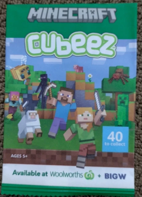 WOOLWORTHS 2025 MINECRAFT Cubeez - 80+ Available! $1.20 - PicClick AU