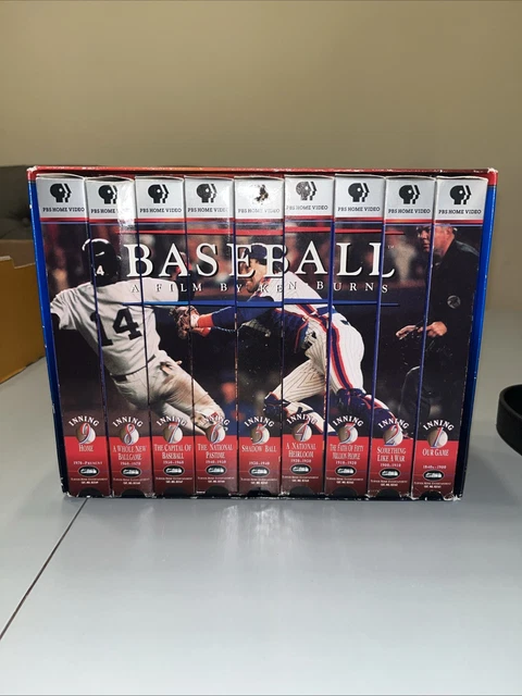 BASEBALL A FILM by Ken Burns 9 VHS Boxed Set PBS Home Video 1994 £36.02 ...