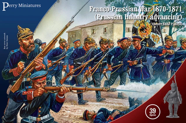 PERRY MINIATURES FRANCO-PRUSSIAN War - Prussian Infantry Advancing £23. ...