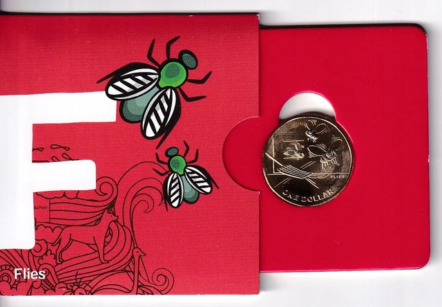 AUSTRALIAN: GREAT AUSSIE Coin Hunt 2 - 2021 $1 Alphabet Letter F Unc On ...