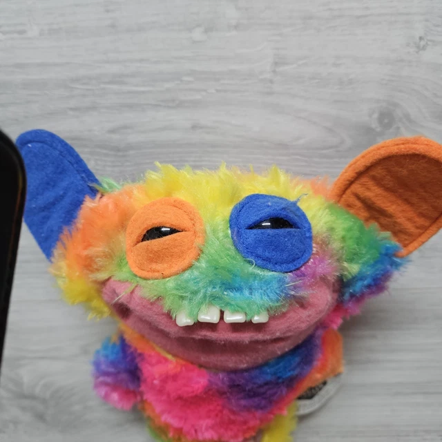 FUGGLER FUNNY UGLY Monster Rainbow Fur Grin Grin Snuggler Edition Soft ...